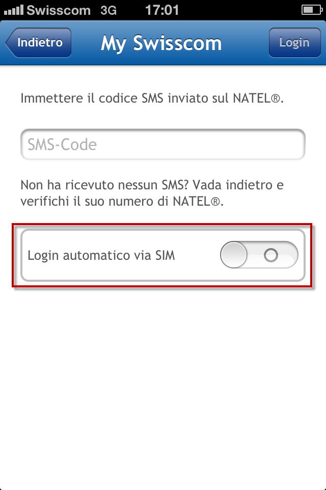 Information: automatic login in Area clienti or in the My Swisscom app - Swisscom Community