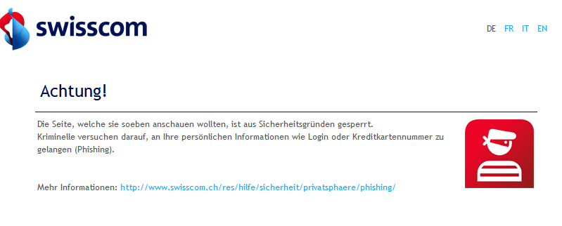 Mail von Swisscom = Fälschung? - Swisscom Community