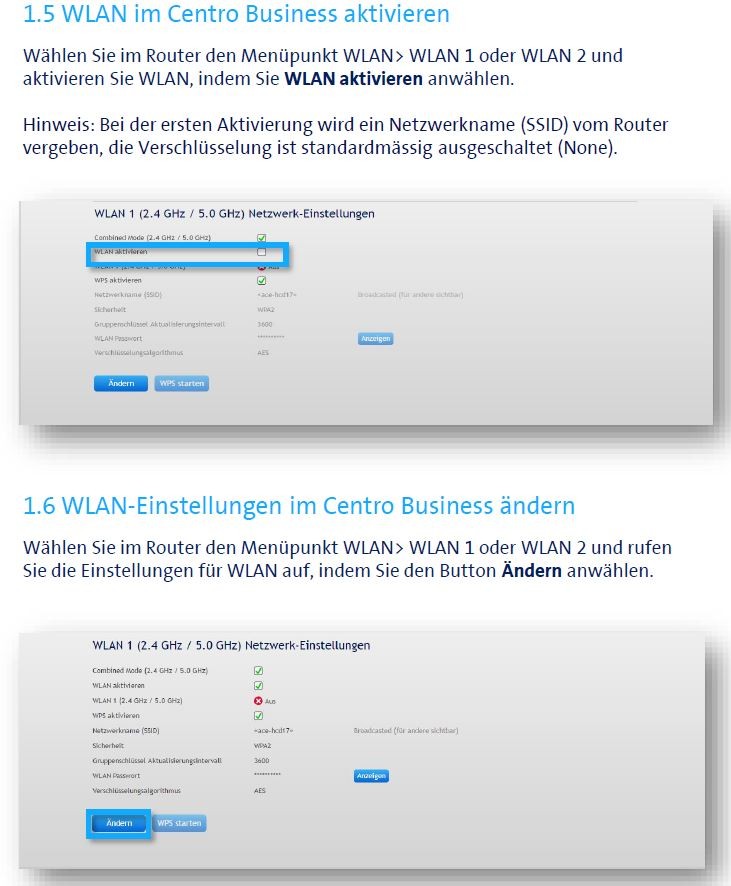 WLAN ADB ST 6840 geht nicht an.